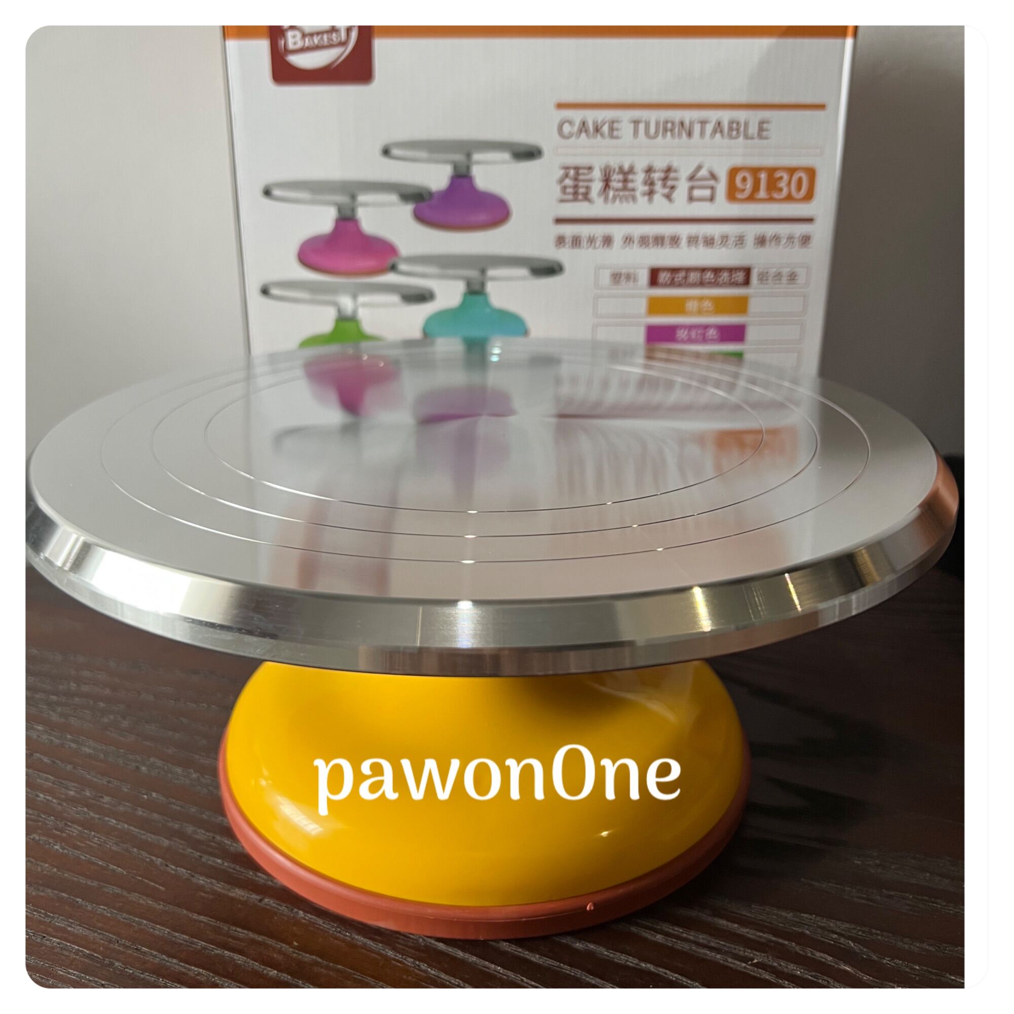 Meja putar Stainless kaki warna kuning | Lazada Indonesia