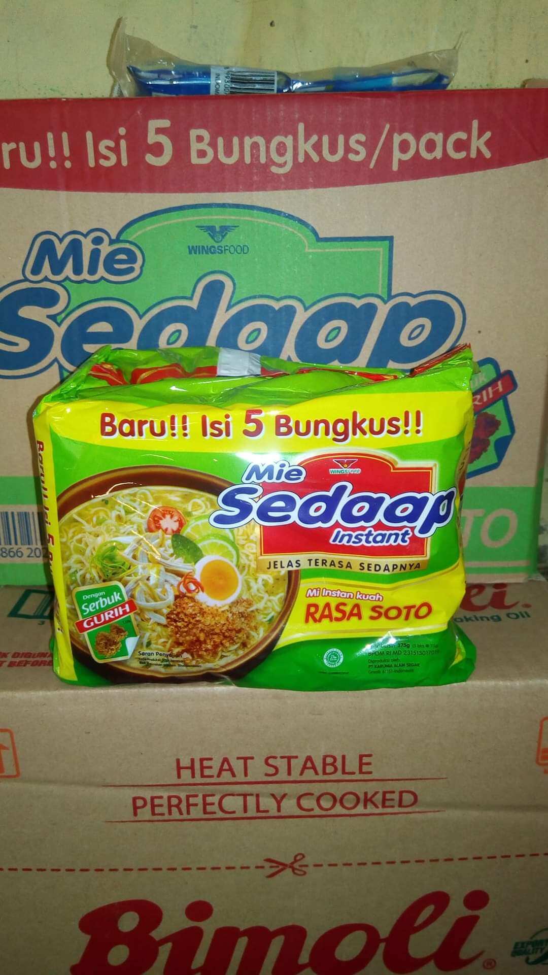 MIE SEDAP SOTO /MIE SEDAP GORENG ISI 5 pcs | Lazada Indonesia