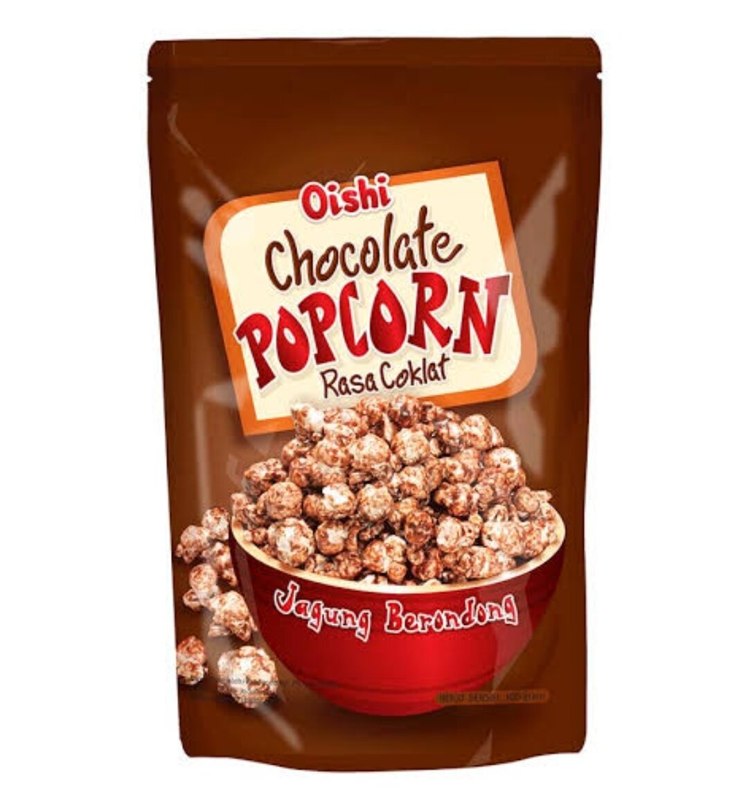 Oishi Popcorn 100 gram ( coklat ) | Lazada Indonesia