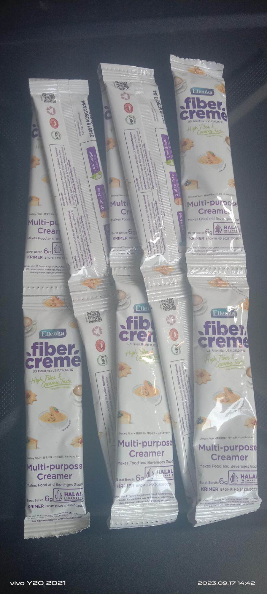 [Ellenka] FIBER CREME Multi+purpose Creamer 6g | Lazada Indonesia