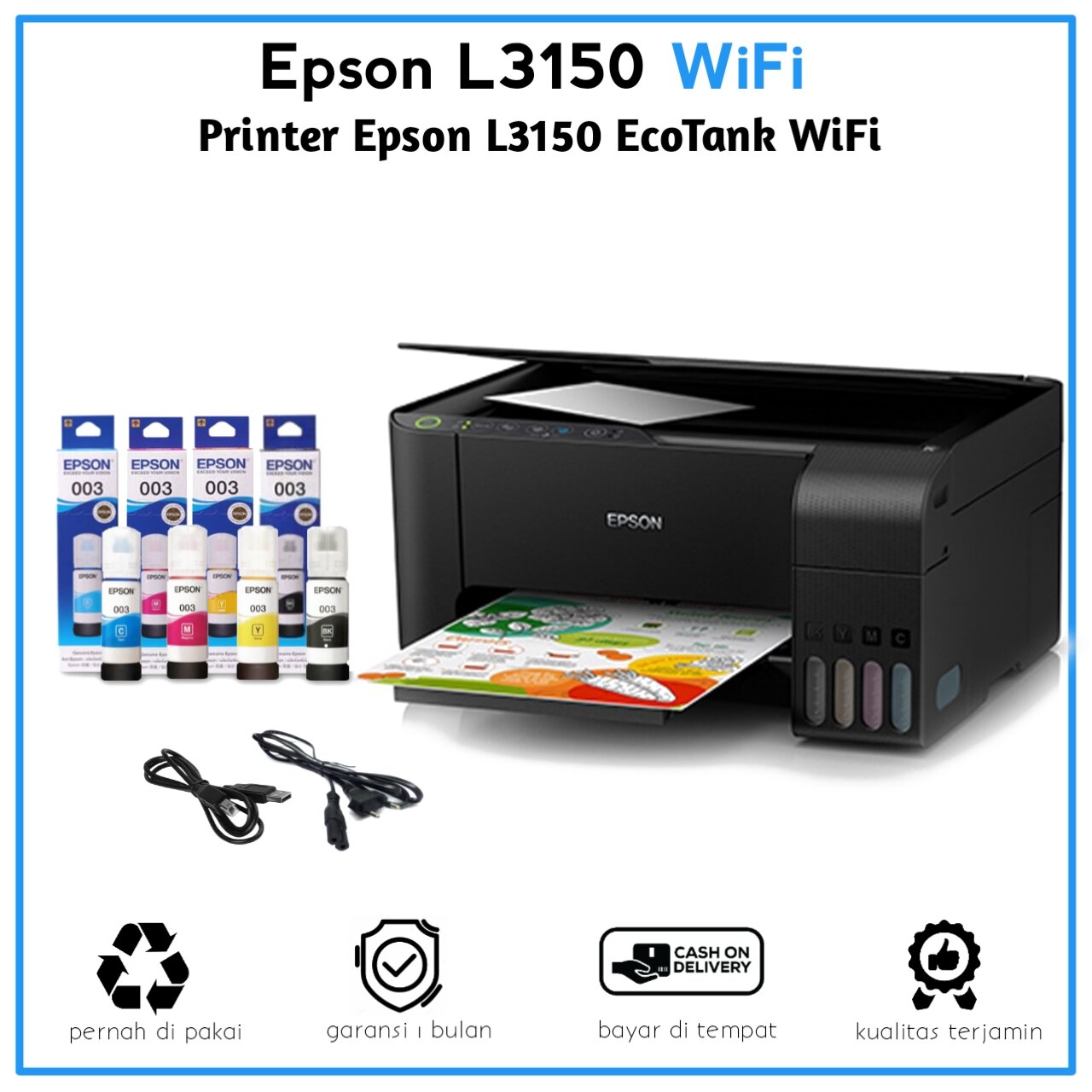 Printer Epson L3150 WiFi Siap Pakai | Lazada Indonesia