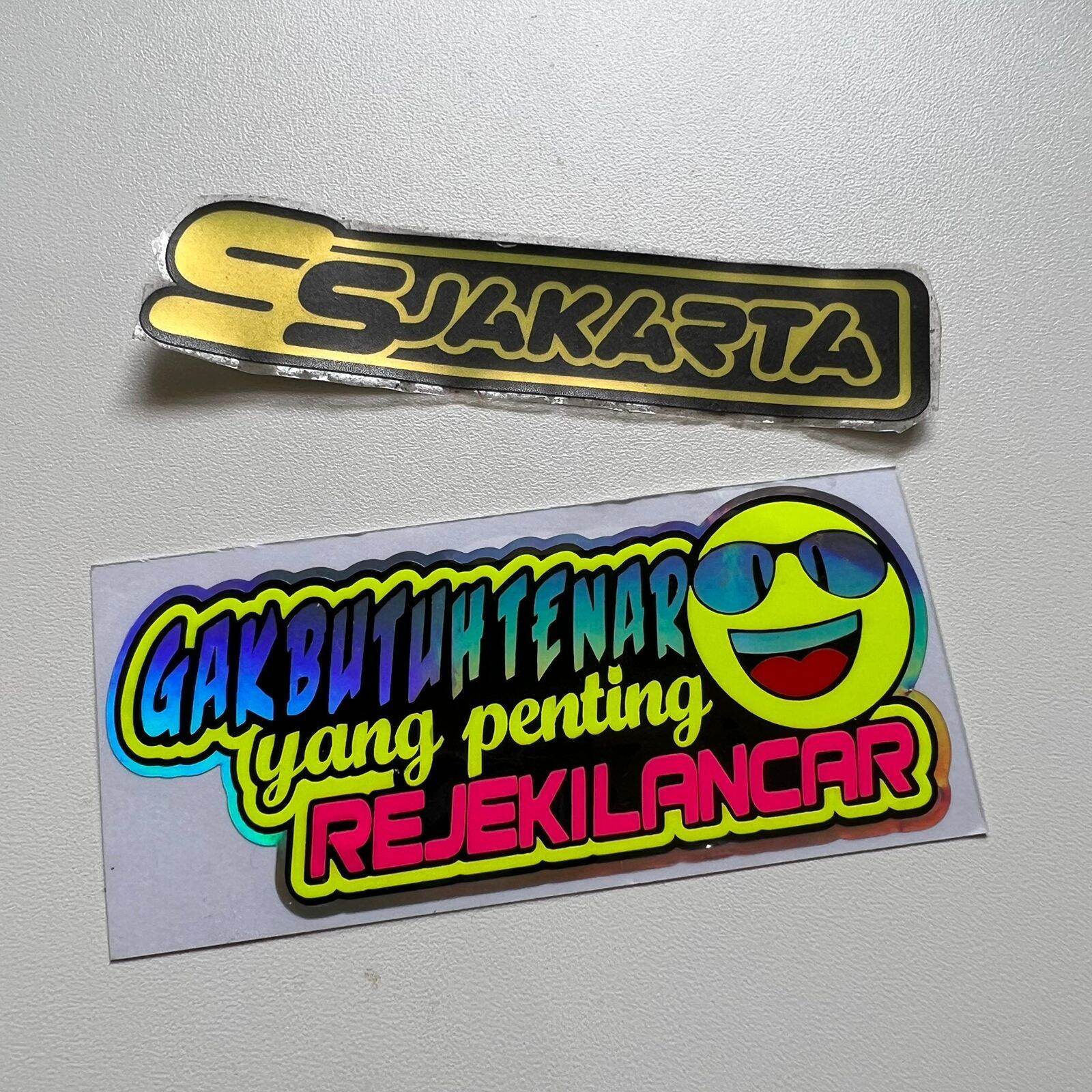 STICKER Stiker Motor GAS CUY KEBAL GOSIP GEMBEL ELITE TEAM GABUT ...