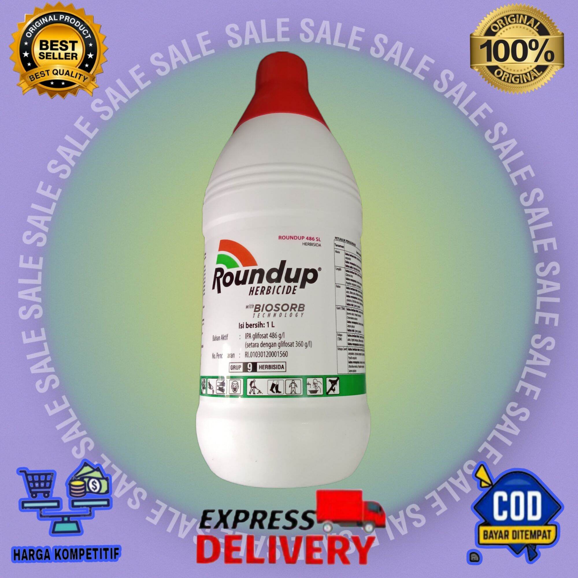 Herbisida Roundup 486 SL Kemasan 1 Liter | Lazada Indonesia
