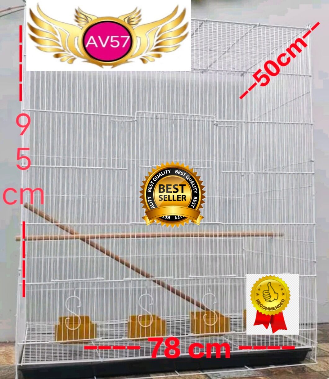 KANDANG BESAR BESI LIPAT AVIARY UMBARAN JUMBO EXCLUSIVE | Lazada Indonesia