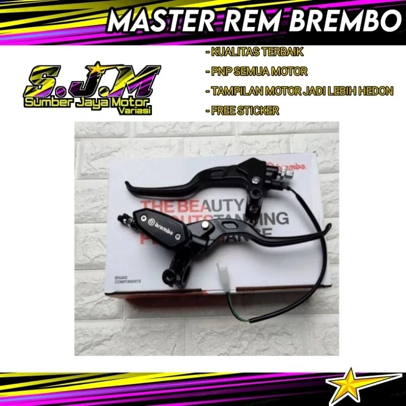 Master Rem Tabung Oval Master Rem Motor Handle Rem Motor | Lazada Indonesia