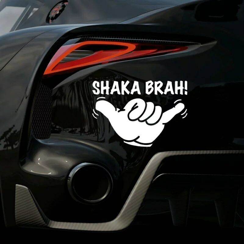 Sticker shaka brah stiker variasi body motor dan mobil | Lazada Indonesia