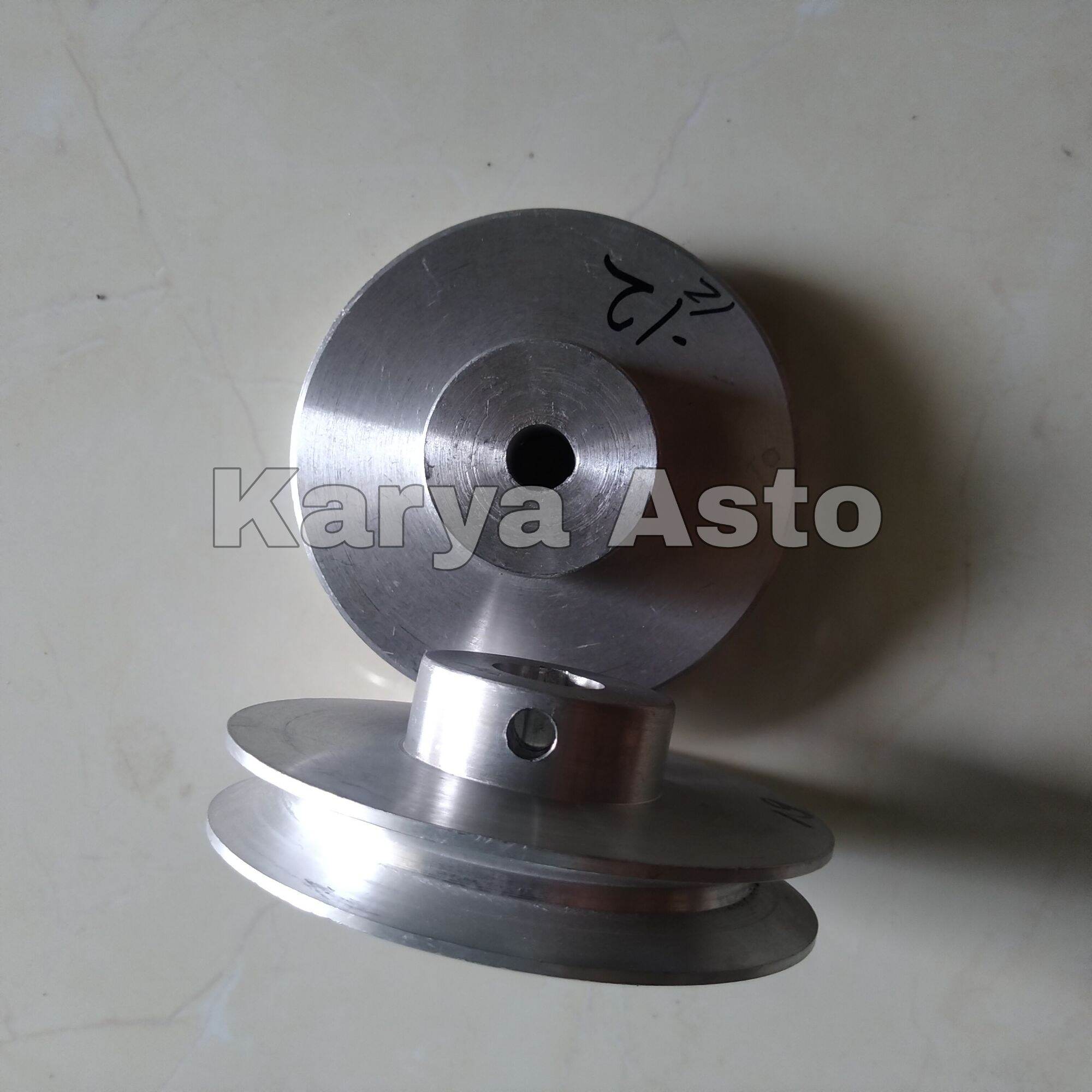 Pulley pully 4 inch A1 as 12mm Poli Alumunium | Lazada Indonesia