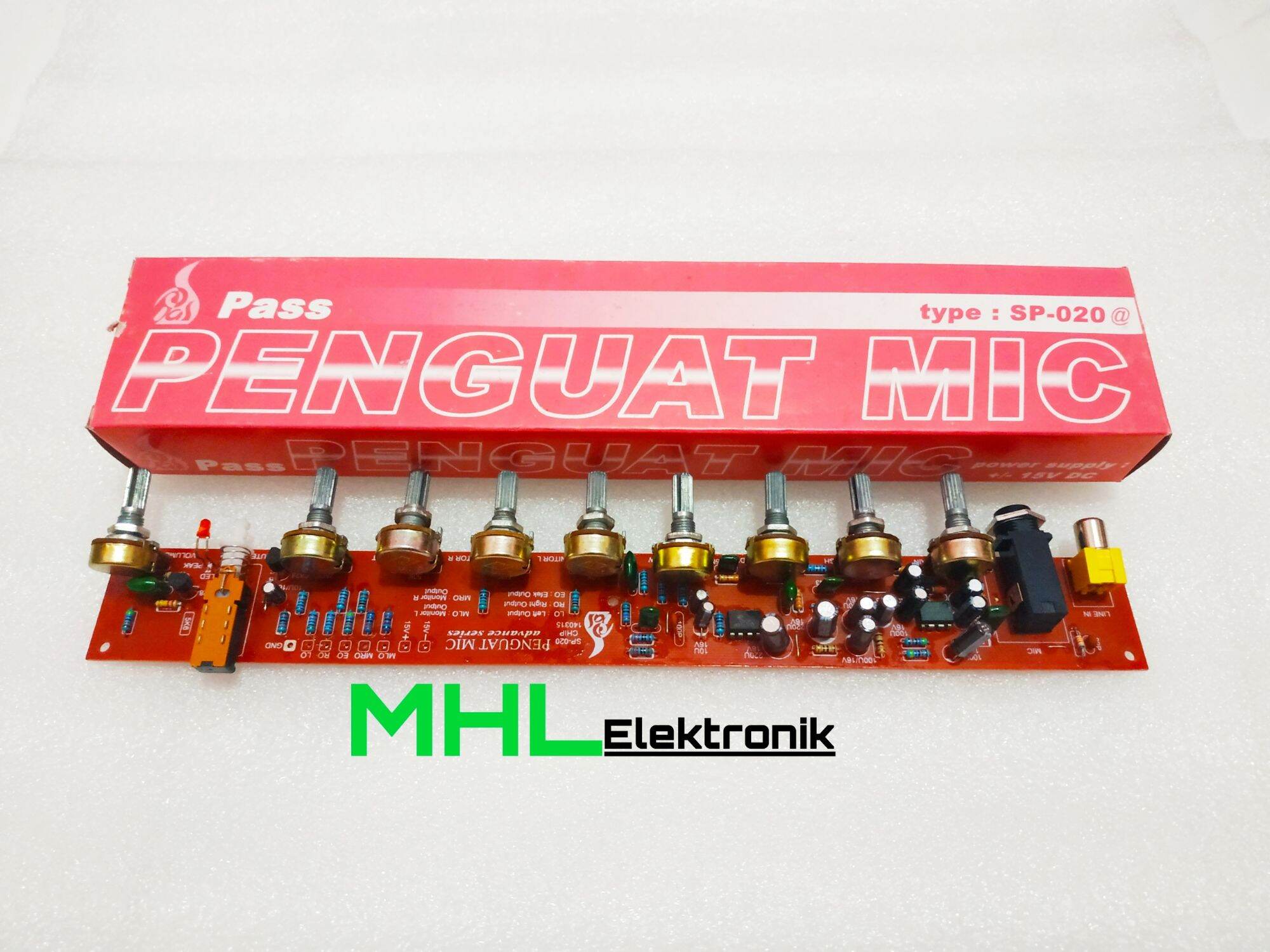 Audio Mixer Penguat Mic 9 Potensio PASS SP 020 | Lazada Indonesia