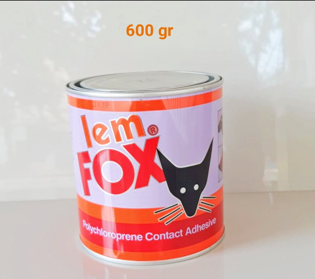 lem fox 600 gr , lem kuning , sandal , sepatu , kayu , serbaguna, lem ...