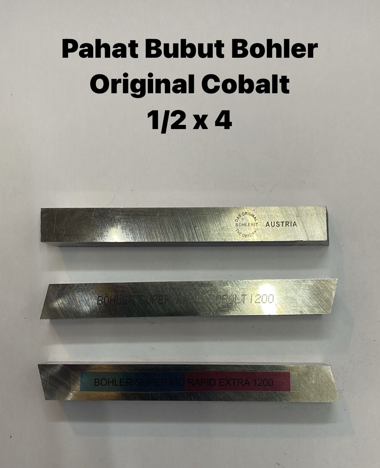 Pahat Bubut Bohler Cobalt Original 1/2 x 4 | Lazada Indonesia