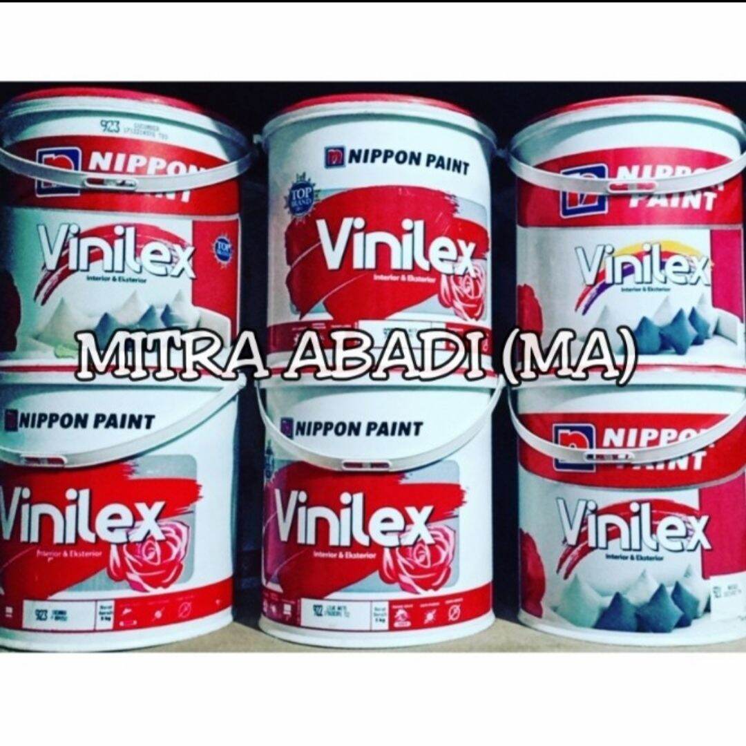 CAT TEMBOK VINILEX WARNA 5KG / CAT AIR VINILEX / NIPPON PAINT | Lazada ...