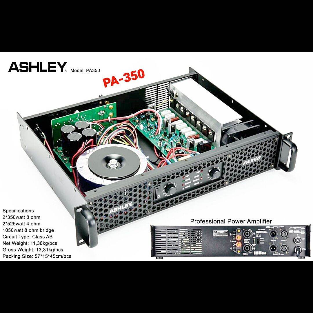 Power Amplifier Ashley Pa 350 Original Class AB | Lazada Indonesia