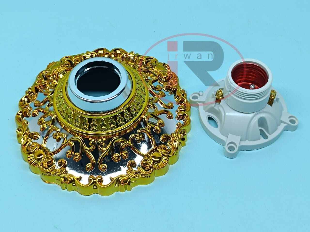 Fitting Lampu Tempel Plafon Motif Emas / Fitting Hias Gold E27 | Lazada ...
