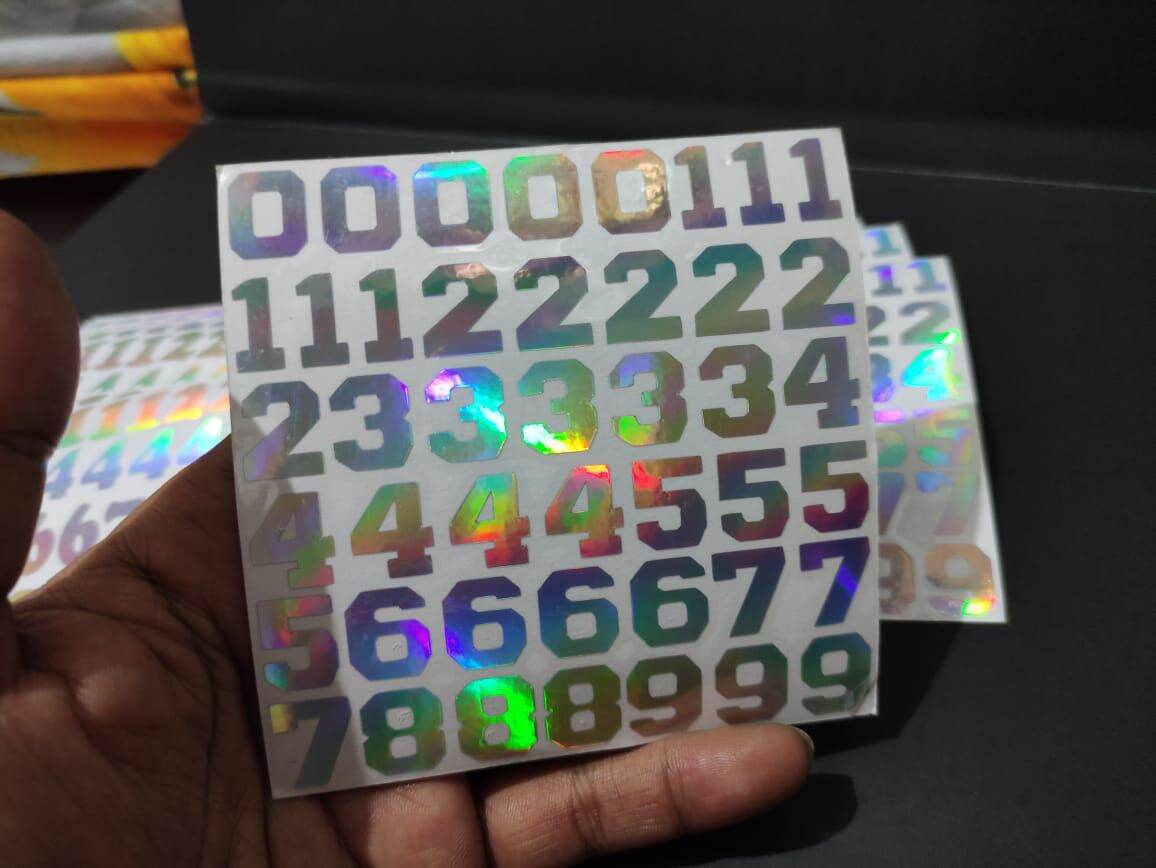 Stiker angka lengkap 1 lembar sticker cutting acesoris variasi motor ...