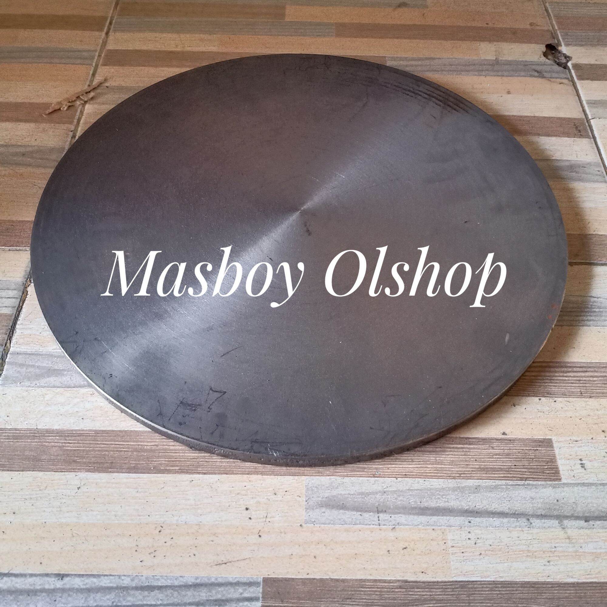 Wajan Crepes Besi Baja Cor 32 Cm / Cetakan Kue Crepes Free Perata Kayu ...