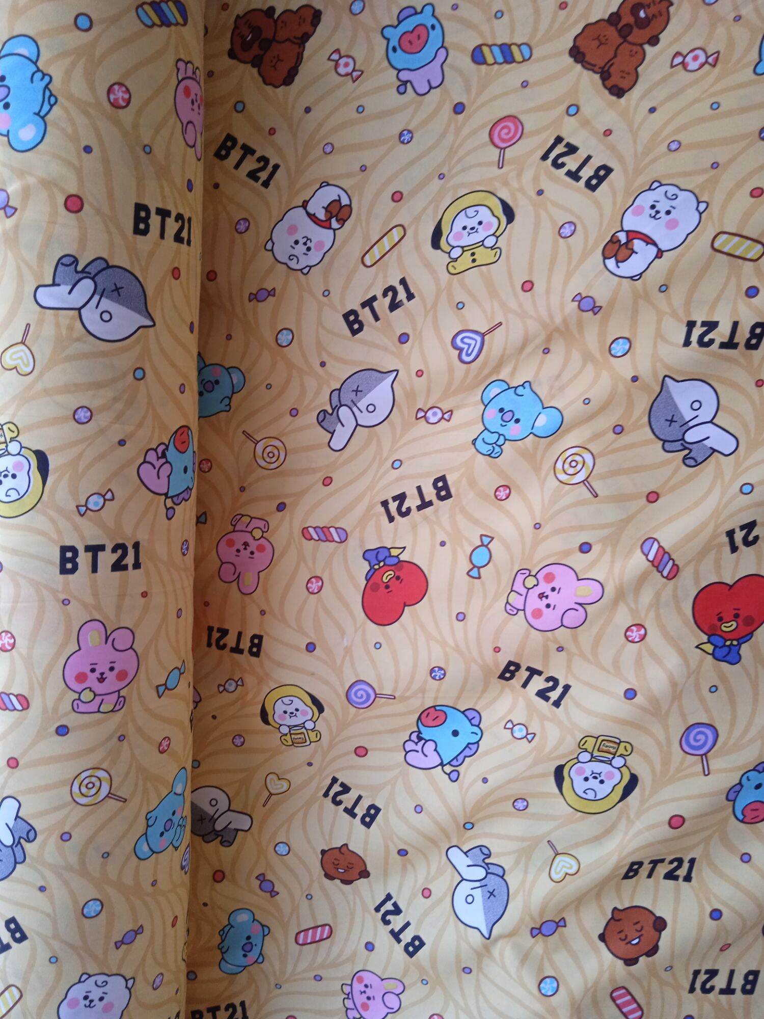 kain sprei meteran polymicro disperse Lebar 240cm karakter anak per ...