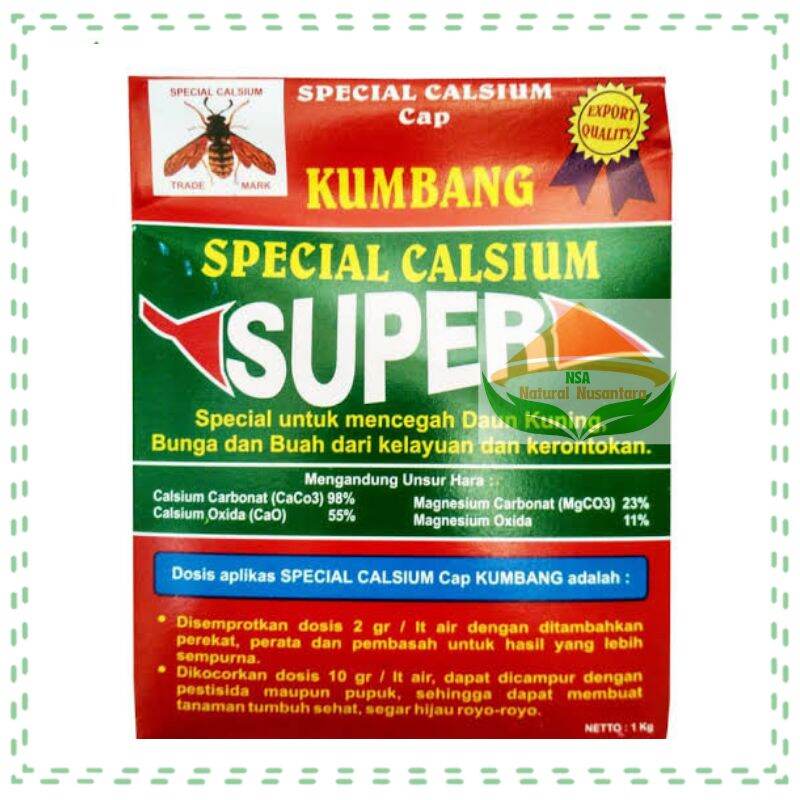 Obat Pertanian SUPER Kalsium Super Cap Kumbang Baru / Pupuk organik ...
