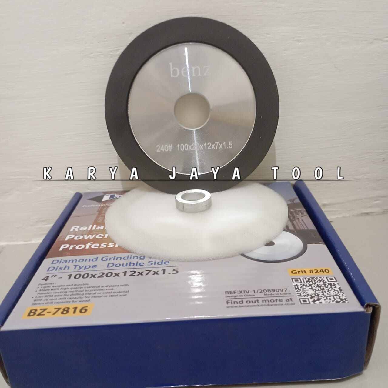 Diamond grinding wheel 4 5 inch BENZ gerinda asah pisau TCT batu asah ...