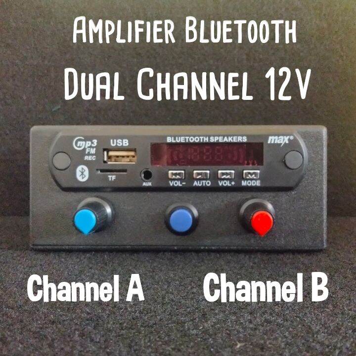 Amplifier Ampli Power Amplifier Bluetooth 12V Dual Channel Listrik Bisa ...