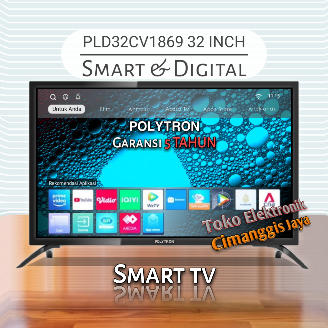 smart tv led Polytron 32 inch digital | Lazada Indonesia