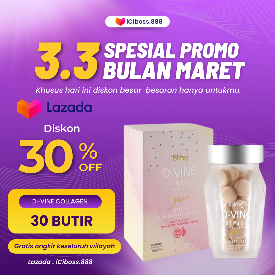 DVINE VARIAN 30 BUTIR - Candy Collagen DVN Original by Wellous iBling ...