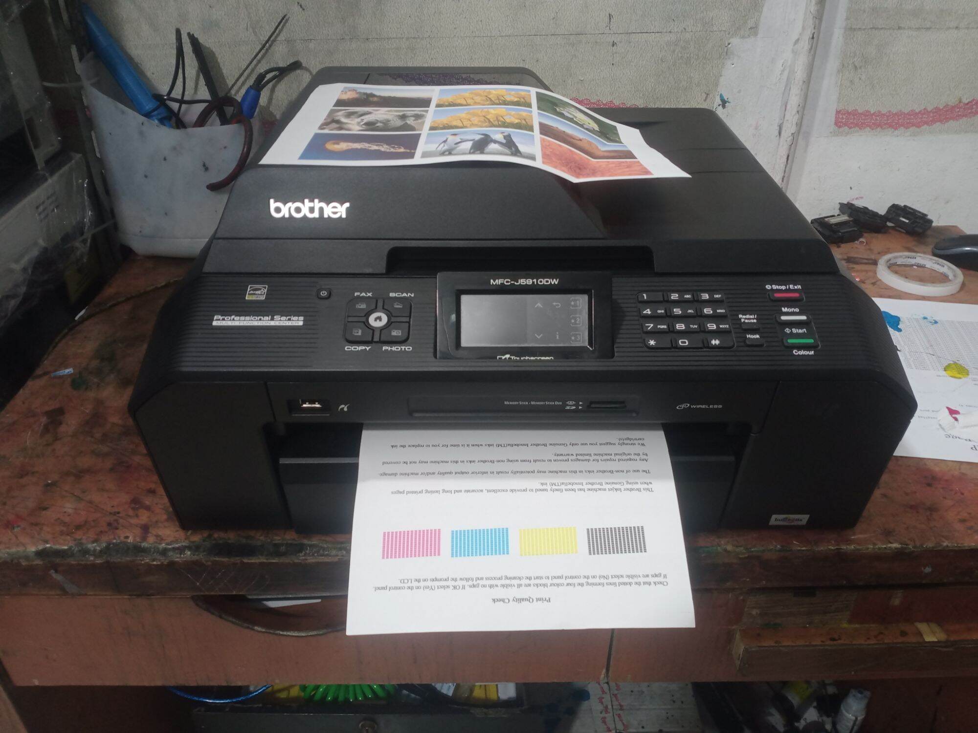 Printer Brother Mfc J5910dw Fungsi WiFi Print Scan Copy ADF F4 Duplex Printer Brother Mfc J5910dw Fungsi WiFi Print Scan Copy ADF F4 Duplex