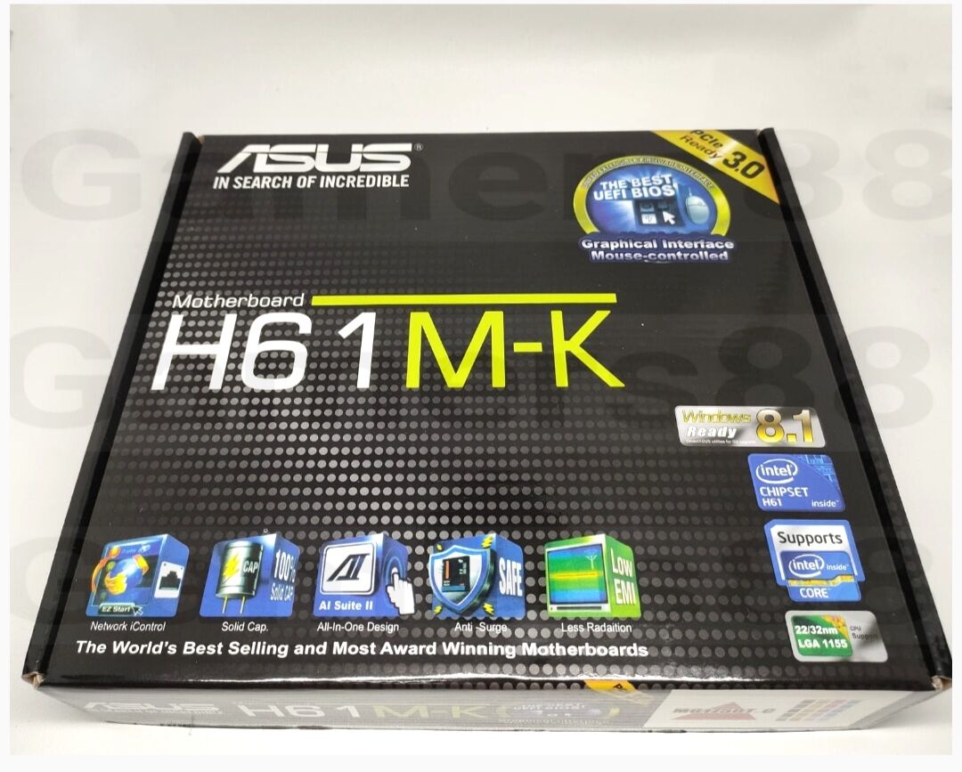 Motherboard ASUS H61M-K Mainboard Mobo LGA 1150 | Lazada Indonesia