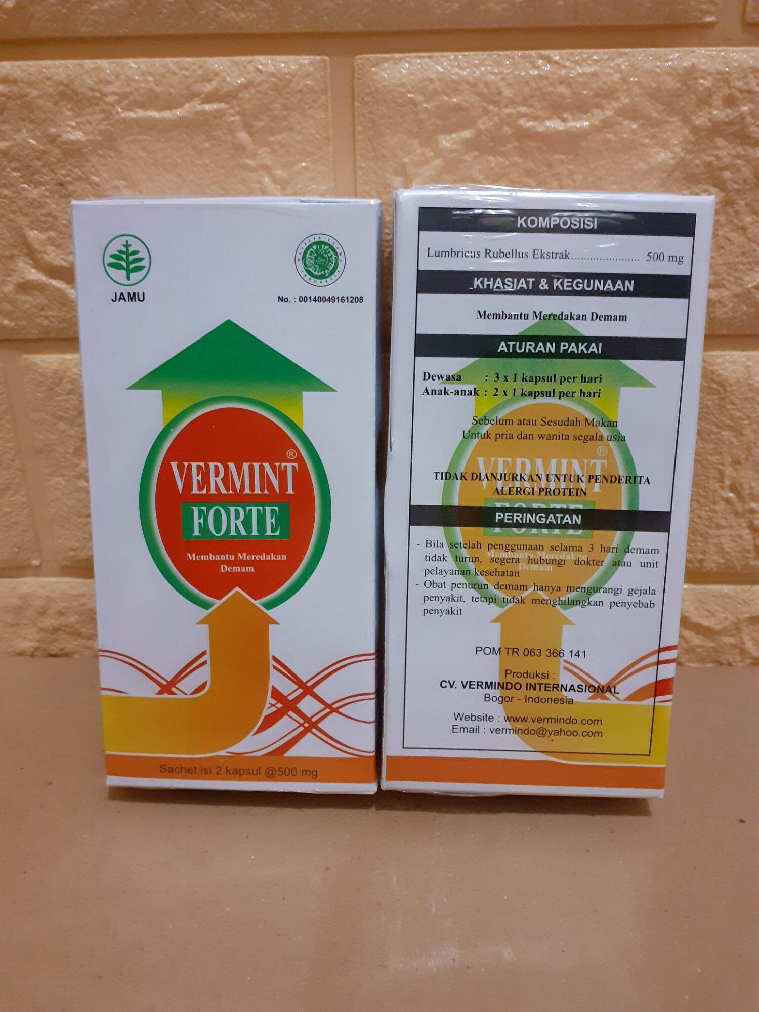 Vermint Forte 30 kapsul (suplemen kesehatan) | Lazada Indonesia