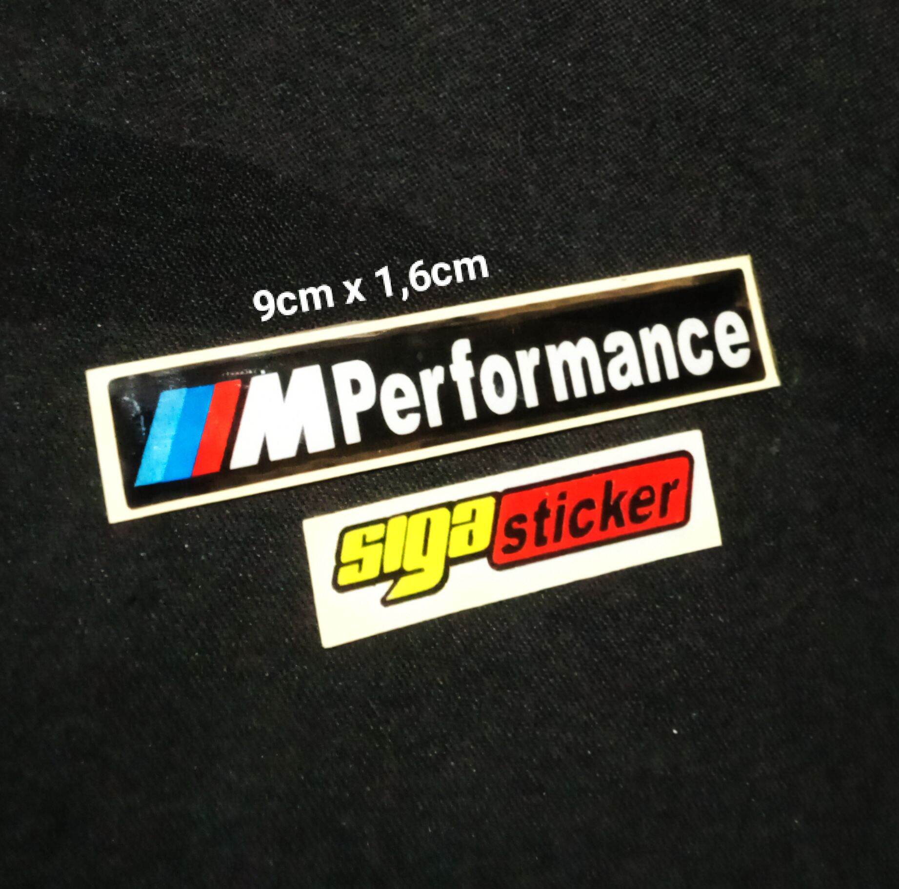 STIKER EMBLEM BMW M PERFORMANCE STICKER TIMBUL | Lazada Indonesia