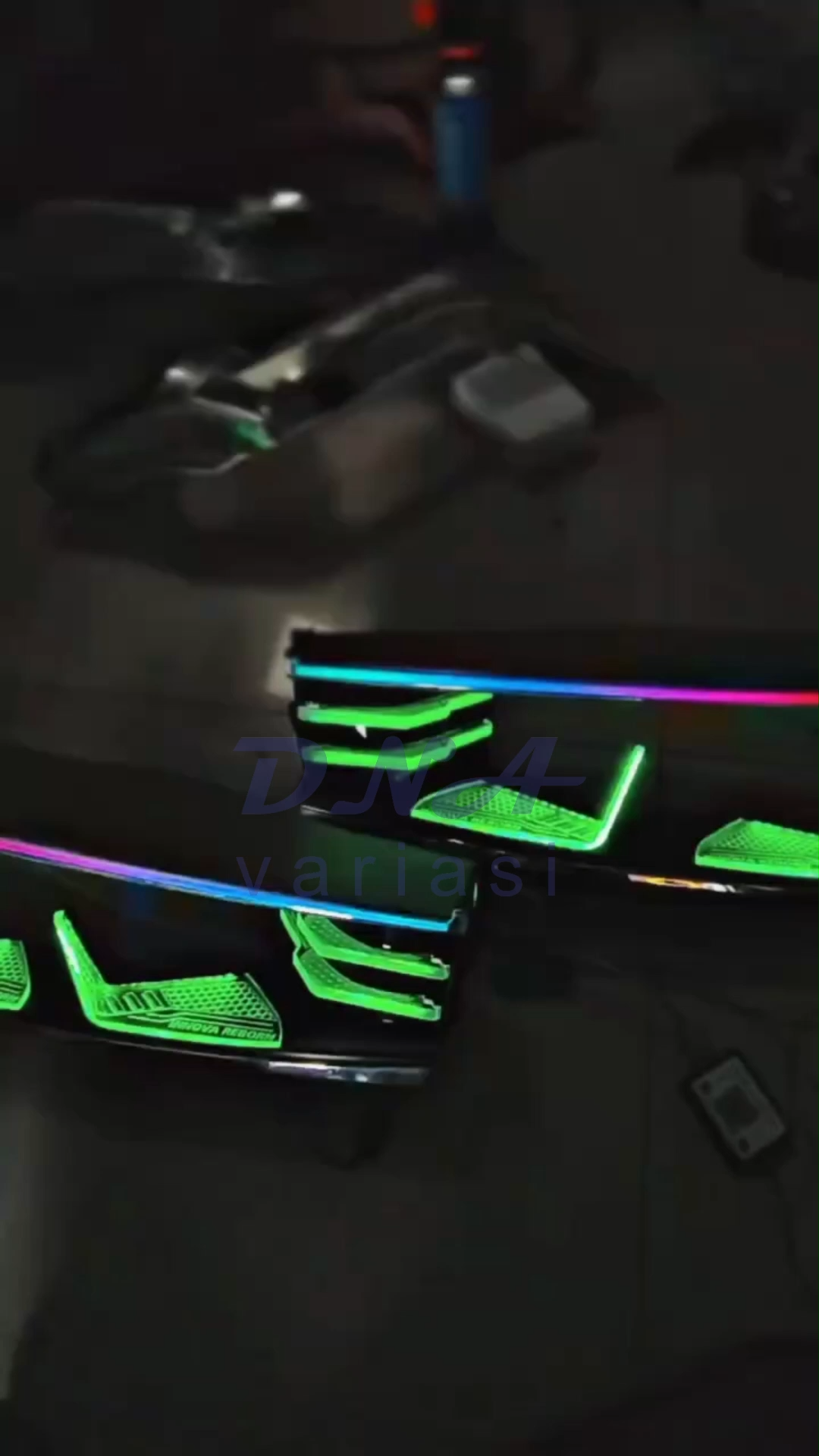 Slim L Double Frame DRL Lampu Headlamp Mobil Running Sein LED Aplikasi ...