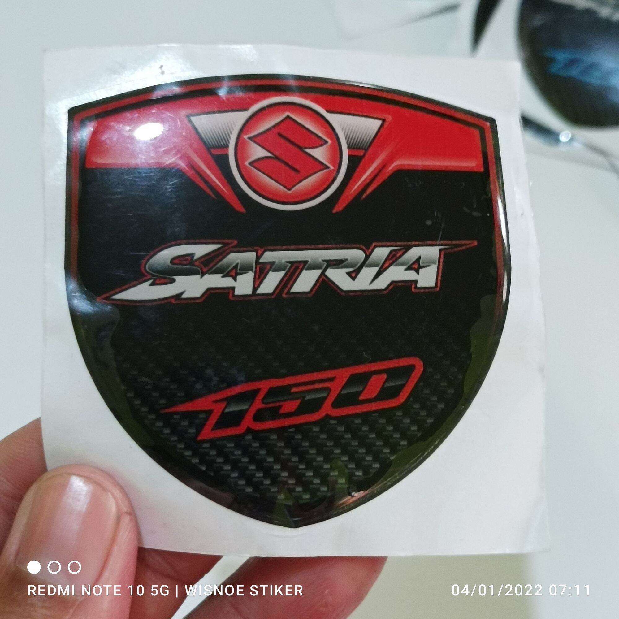 NOE//EMBLEM LOGO SATRIA 120//2TAK//2 STROKE//SUZUKI SATRIA | Lazada ...