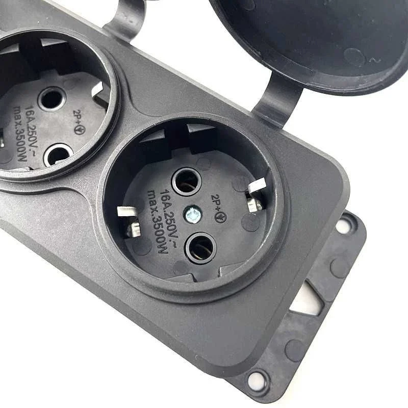 [COD] Stop Kontak Anti Air 4 Lubang IP54 Colokan Listrik Waterproof ...