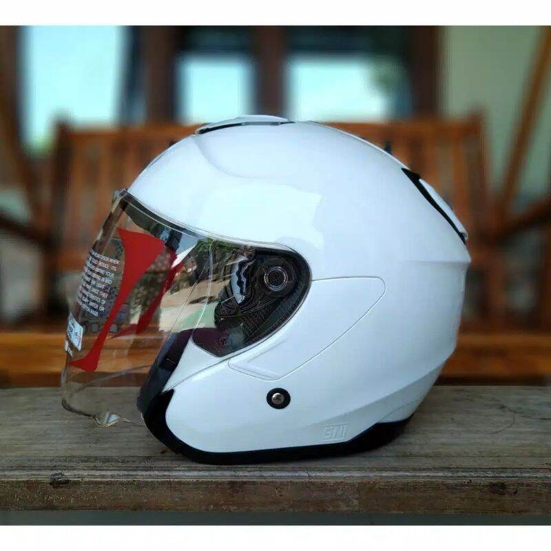 HELM KYT KYOTO PUTIH WHITE SOLID ORIGINAL | Lazada Indonesia