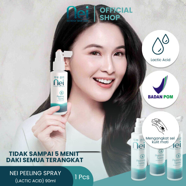 Nei Peeling Spray 100% Original Penghilang Daki Membersihkan Wajah Dan ...