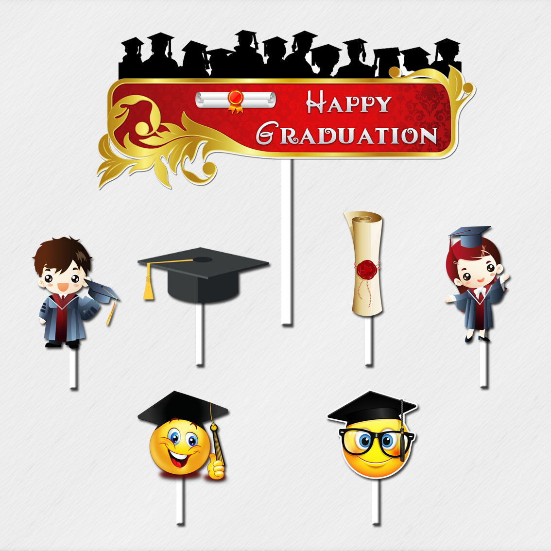 Cake topper Graduation | Lazada Indonesia