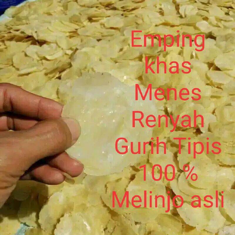 1/2 kg EMPING MELINJO MENTAH Khas Menes Pandeglang Cemilan Keripik ...