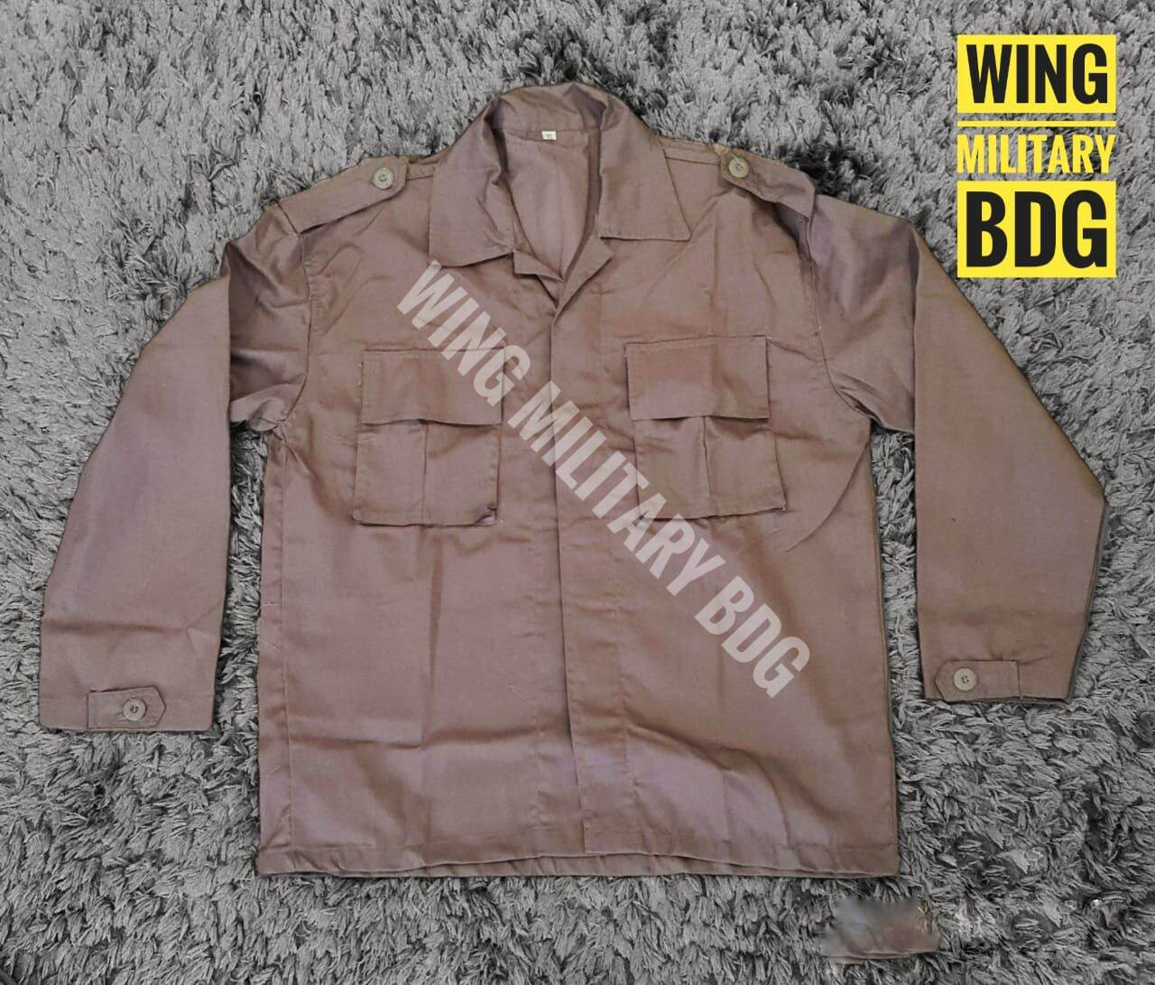 Baju PDL coklat security polisi seragam pdl | Lazada Indonesia