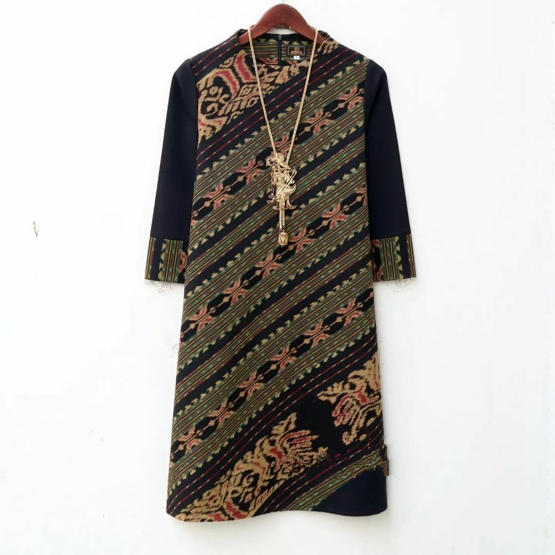 blouse wanita tenun etnik jepara - baju kerja tenun ikat | Lazada Indonesia