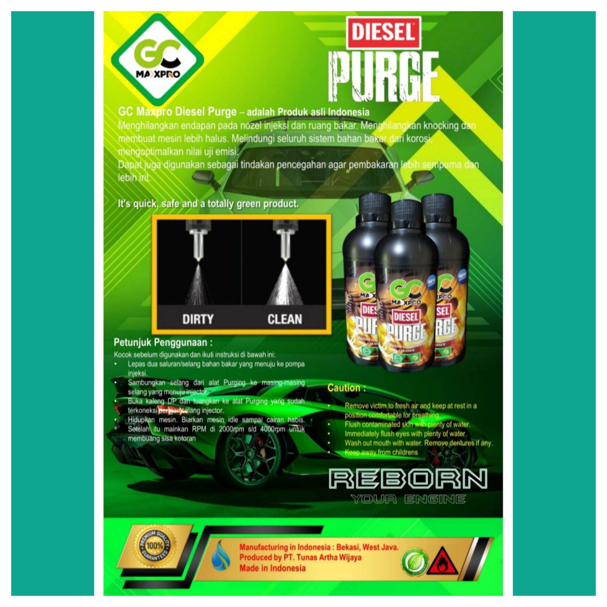 Diesel Purge 500ml GC Maxpro Diesel Purge 500ml pembersih saluran bahan ...