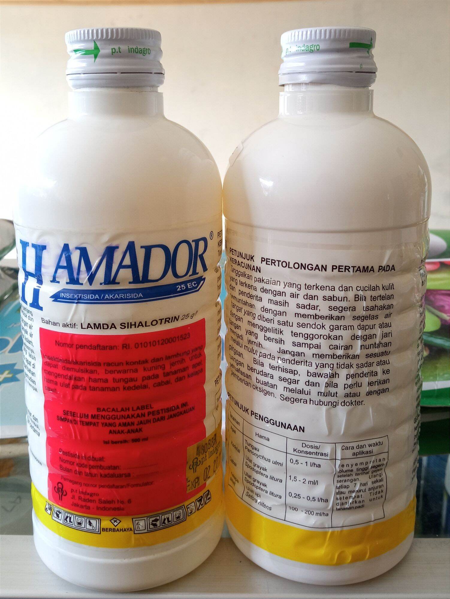 INSEKTISIDA AKARISIDA HAMADOR 500 ML INDAGRO | Lazada Indonesia