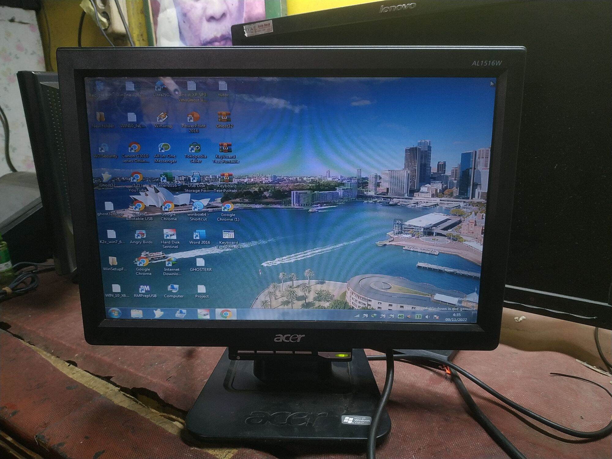 Monitor lcd/led 15 wide/kotak murah bergaransi | Lazada Indonesia