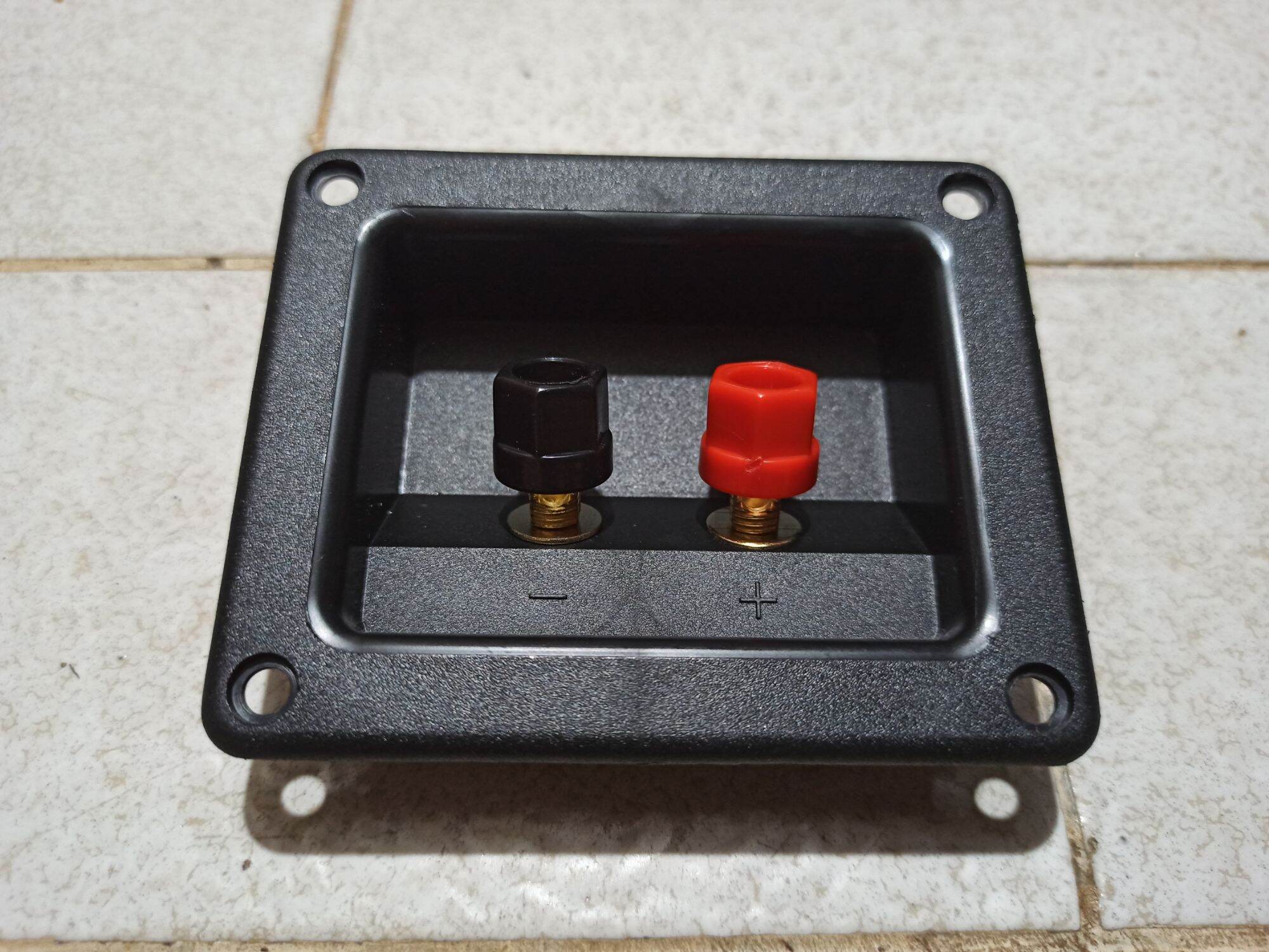 Terminal box audio plastik kotak - Gold plat | Lazada Indonesia