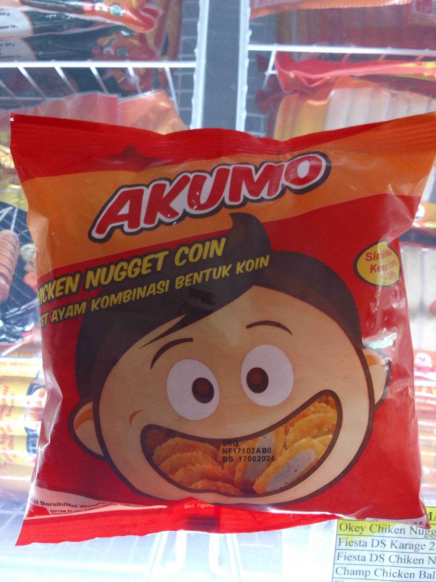 Akumo chicken Nugget Coin 200gr | Lazada Indonesia
