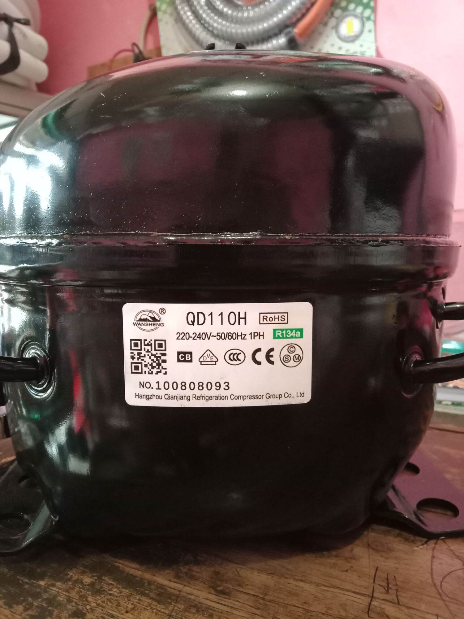 mesin kompresor QD110H 1/4 pk 500-700 liter frizer bok | Lazada Indonesia