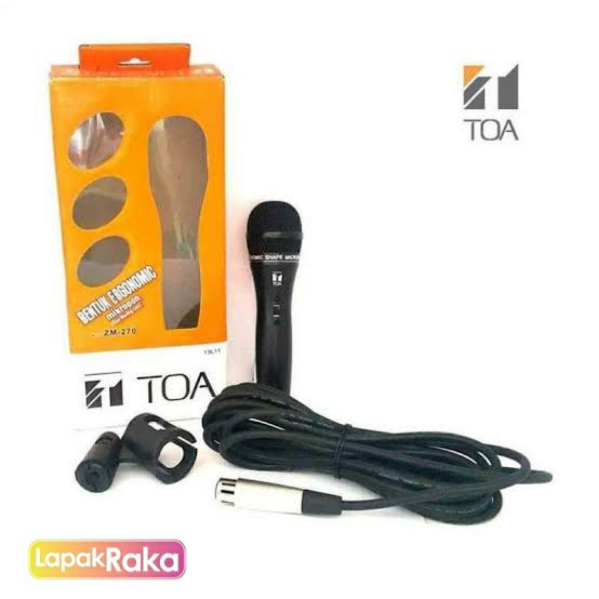 Mic TOA ZM-270 Original | Include Kabel Mic 5 meter | Lazada Indonesia