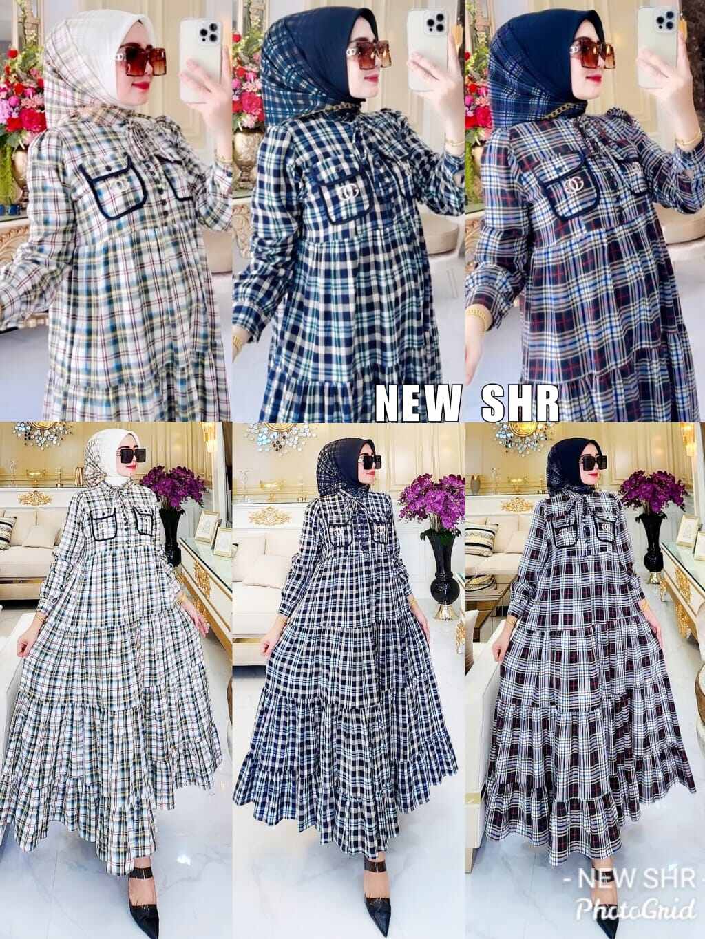 " NEW " MAXI DRESS KATUN KOTAK BY SYAHIRA | Lazada Indonesia