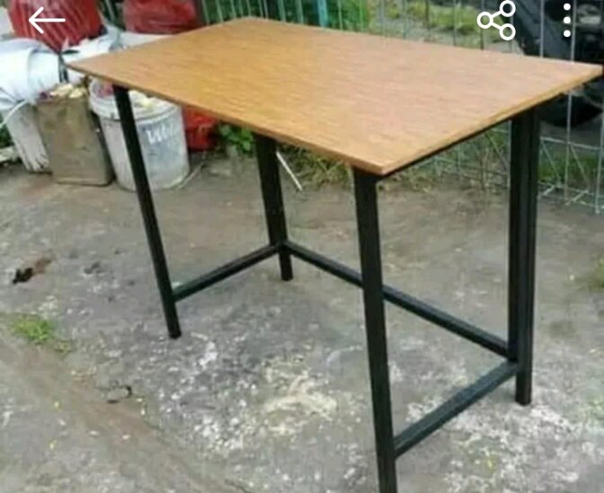 Meja Lipat Semi Permanen Portative Portabel Multiplek Kombinasi Besi ...