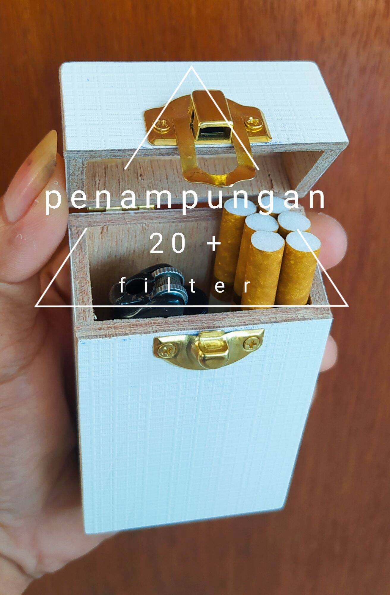 tempat penyimpanan elastis wadah roko&korek api unik isi 20 | Lazada ...