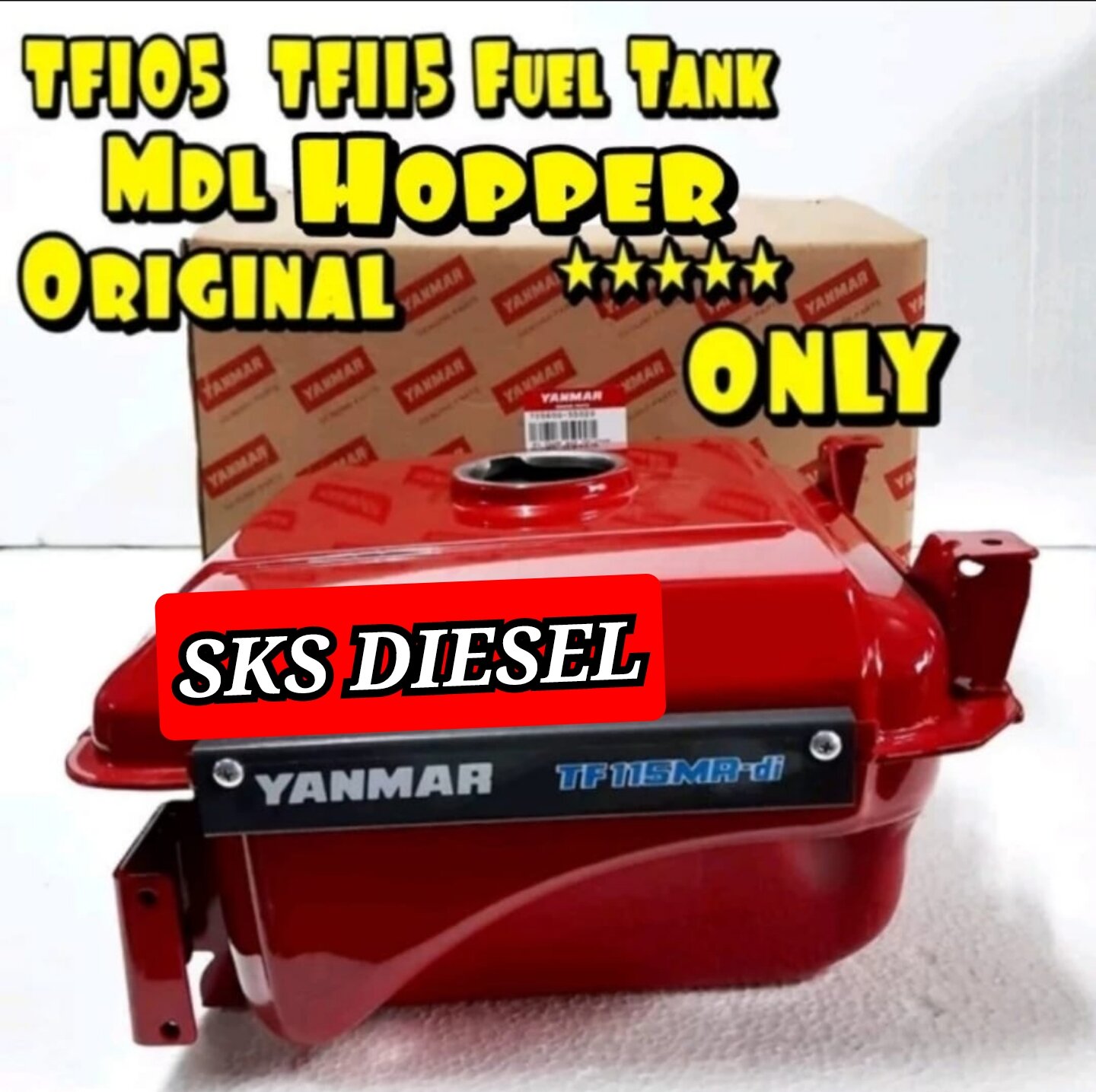 TF105 TF 115 (MODEL HOPPER) TANGKI MINYAK MESIN DIESEL YANMAR ORIGINAL ...