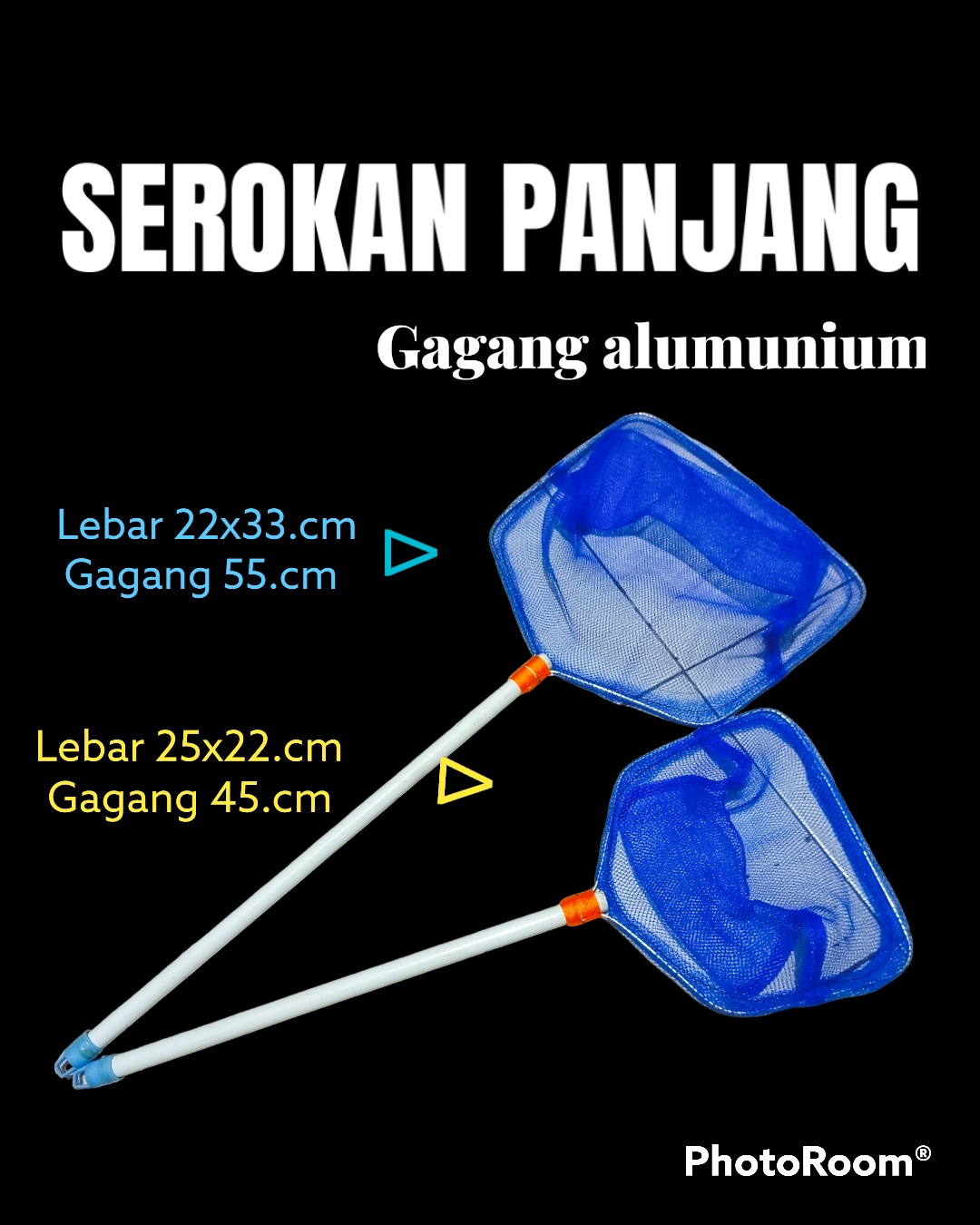 SEROKAN ikan SESER LAMIT gagang alumunium panjang | Lazada Indonesia